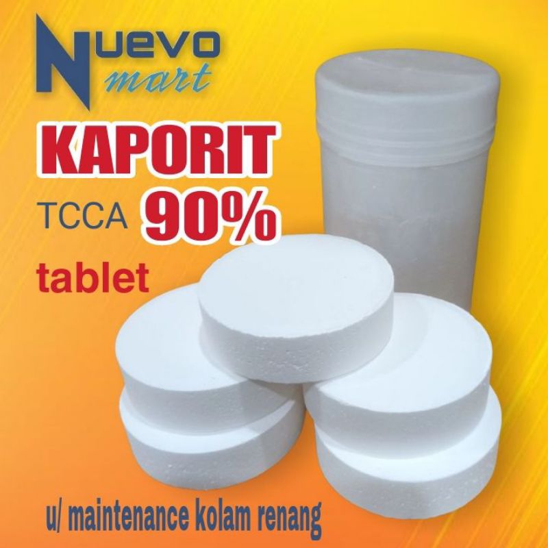 Jual Kaporit Klorin tablet Chlorine Obat Pembersih Penjernih Air Kolam ...