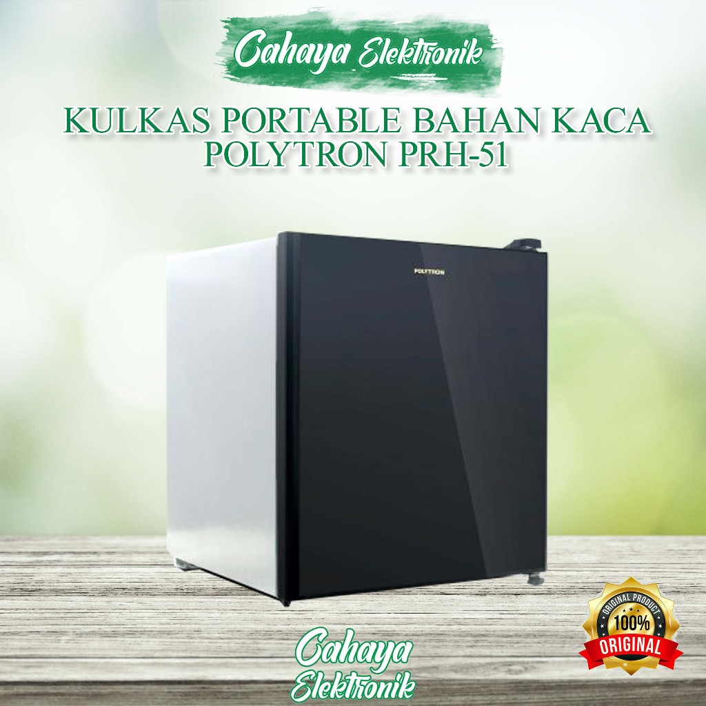 Jual KULKAS POLYTRON PRH 51 BAHAN KACA PORTABLE ORIGINAL | Shopee Indonesia