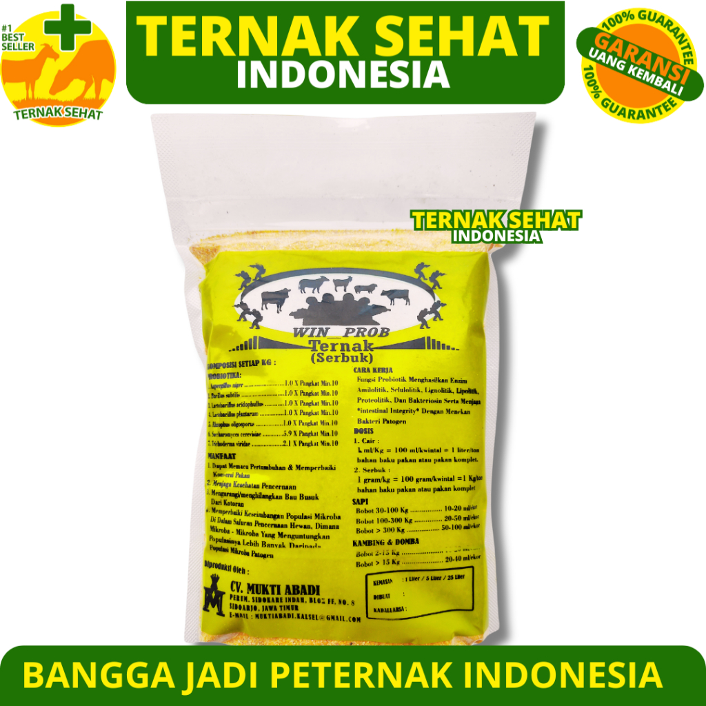 Jual PROBIOTIK WIN PROB KERING SERBUK 1 KG - Probiotik Ternak ...