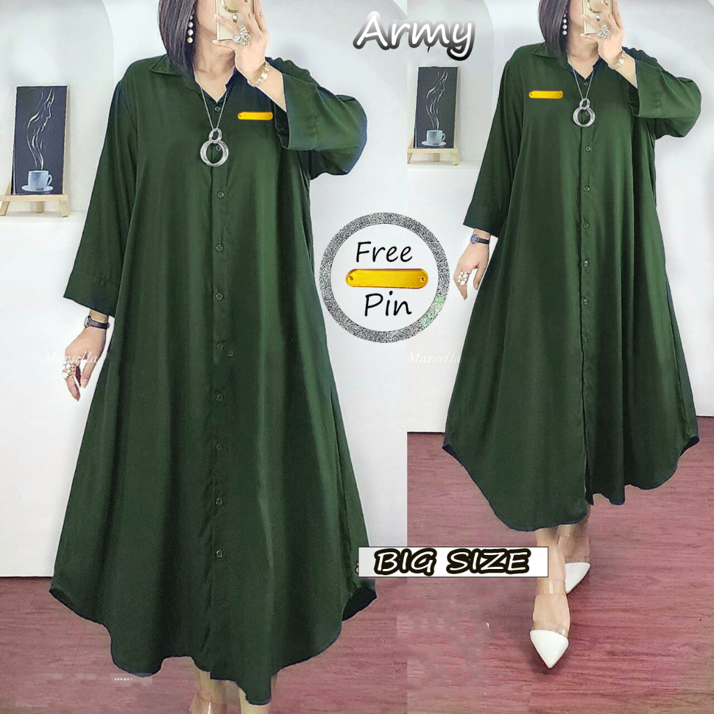 Jual tunik polos jumbo ld 120 wanita lengan panjang terbaru 2024 | Shopee Indonesia