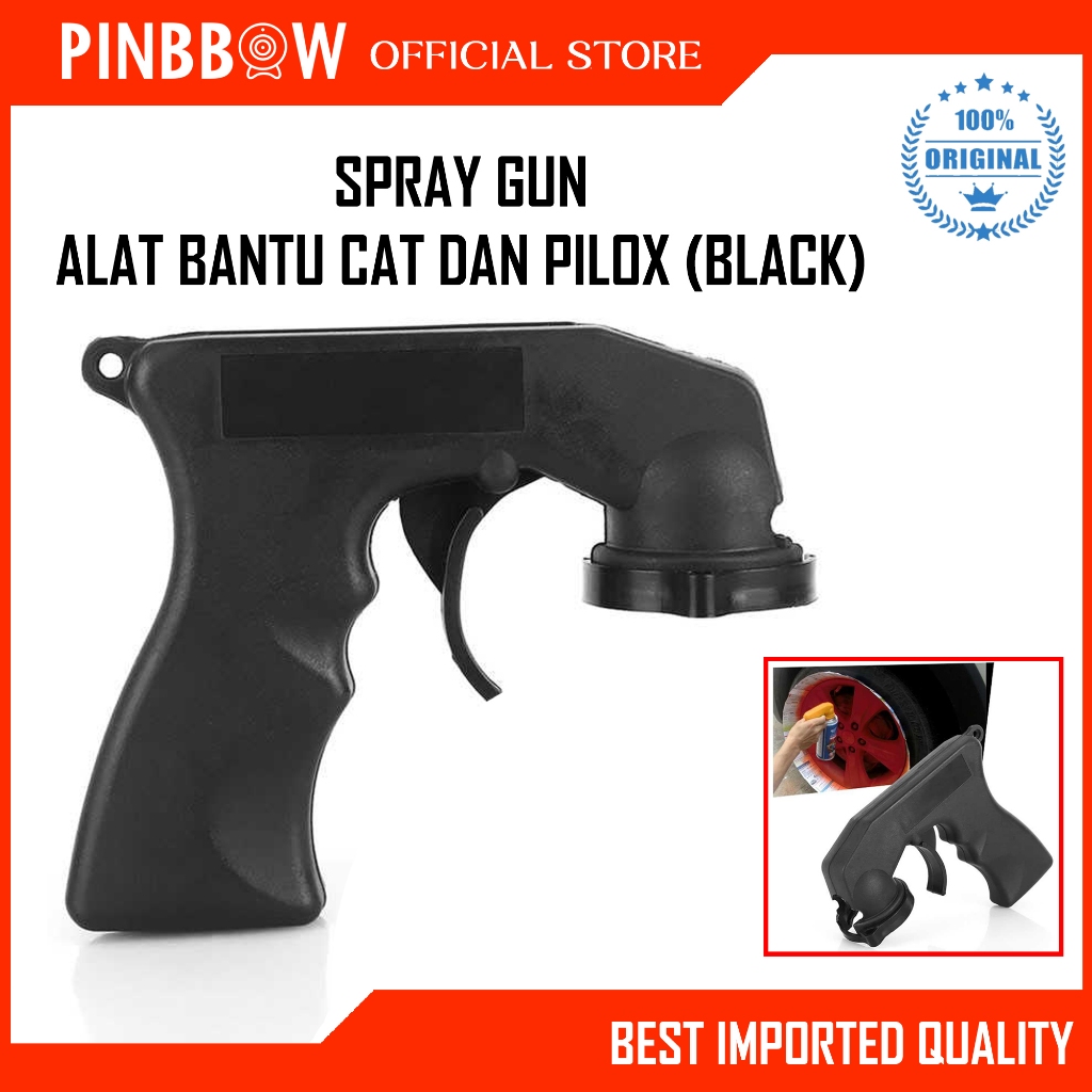 Jual [BEST QUALITY] SPRAY GUN ALAT UNTUK CAT SEMPROT DAN PILOX (BLACK ...
