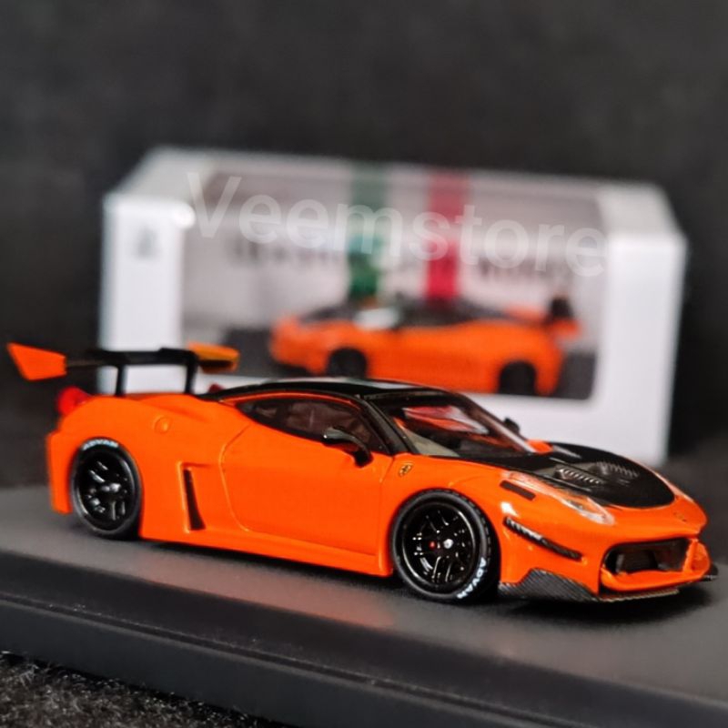 Jual Die Cast 1:64 Ferarri 458 GT LB Silhouette LBWK [Star Model] Carbon Hood | Shopee Indonesia