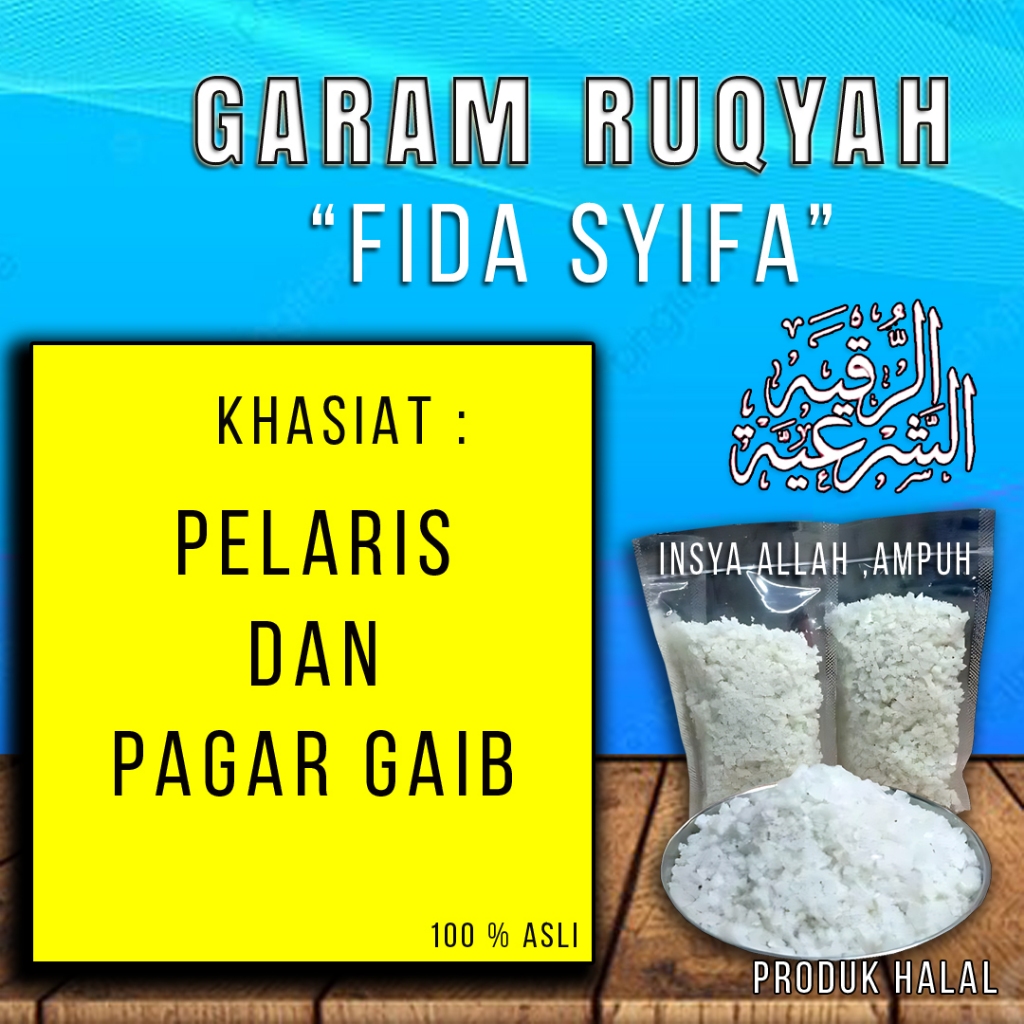 Jual Garam Ruqyah PELARIS DAN PAGAR GAIB | Shopee Indonesia