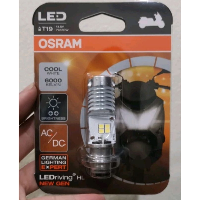 Jual BOHLAM OSRAM LAMPU LED OSRAM T19 KAKI 1 NEW GEN PUTIH MOTOR BEBEK METIK | Shopee Indonesia