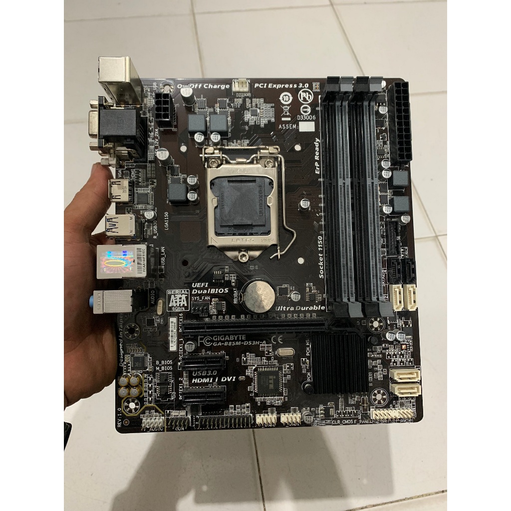 Jual Mobo GIGABYTE GA-B85M-DS3H-A Socket 1150, Motherboard GIGABYTE Lga ...