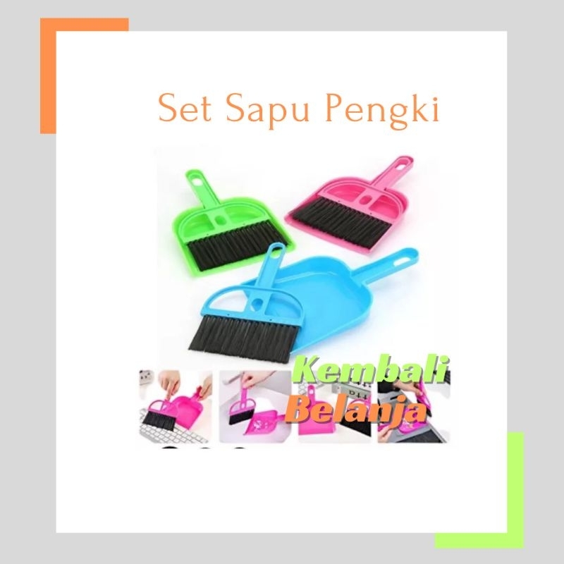 Jual Sapu Pengki Set Serbaguna/ Sapu Pengki Set Mini/ Sapu Pengki Mini ...