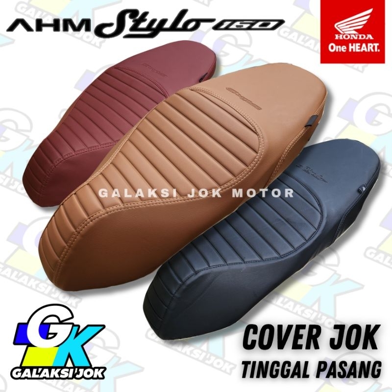 Jual Cover Jok Motor Honda Stylo 160 Tinggal Pasang Model Caferacer ...