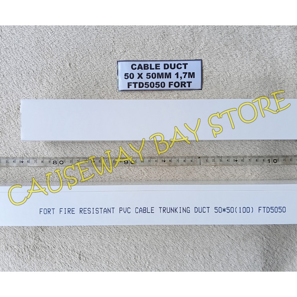 Jual CABLE DUCT / TRUNKING DUCT FTD5050 PANJANG 1,7M FORT | Shopee ...