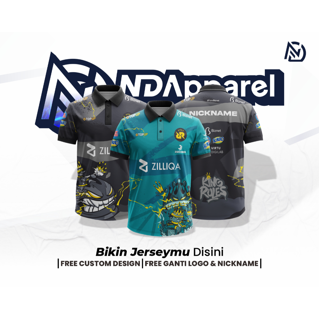 Jual JERSEY BAJU GAMING NEW REQ REGUM QEON RRQ 2024 MPL S13 FULL ...