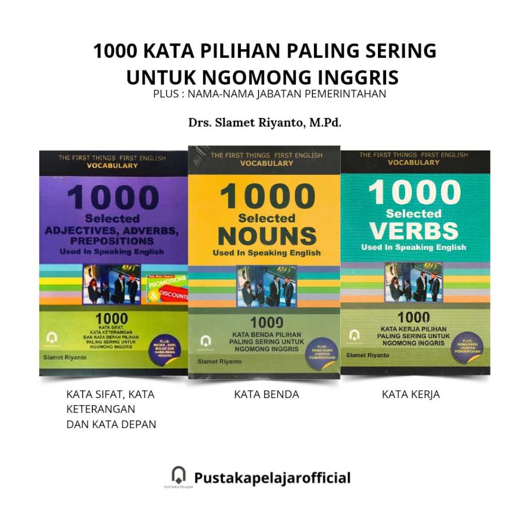 Jual Koleksi Buku 1000 Selected Adjectives, Adverbs, Prepositions ...
