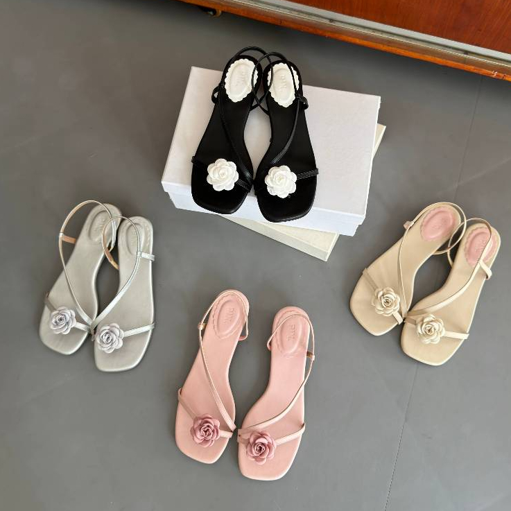 Jual Pixfootwear Anna Shoe Sandal - Sandal Bunga Wanita | Shopee Indonesia