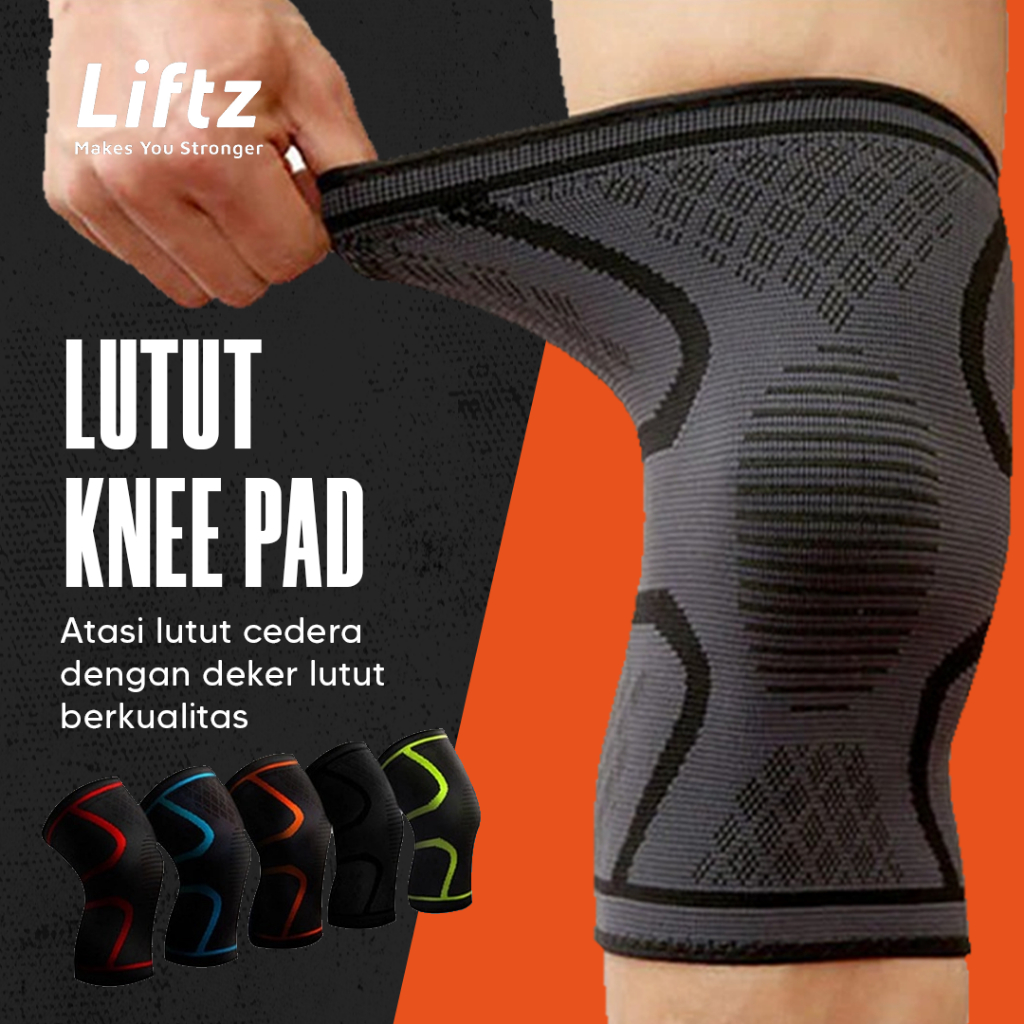 Jual Liftz Deker Elastis Running Pad Sport Compression Brace Deker ...