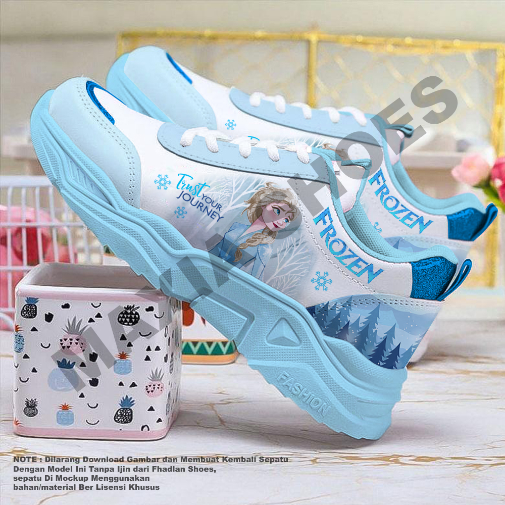 Jual Sepatu Anak Frozen Terbaru sol full warna - Sneakers anak ...