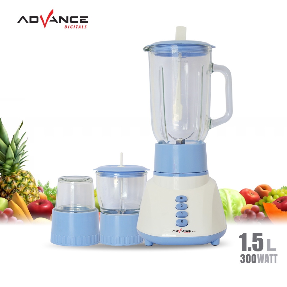 Jual Advance BL-5 Blender Jus 3 In 1 Blender Tabung Kaca - Garansi 1 ...