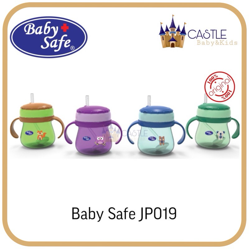 Jual Castle - Cup Weighted Straw JP019 - Sippy Cup Baby Safe - Gelas Bayi | Shopee Indonesia