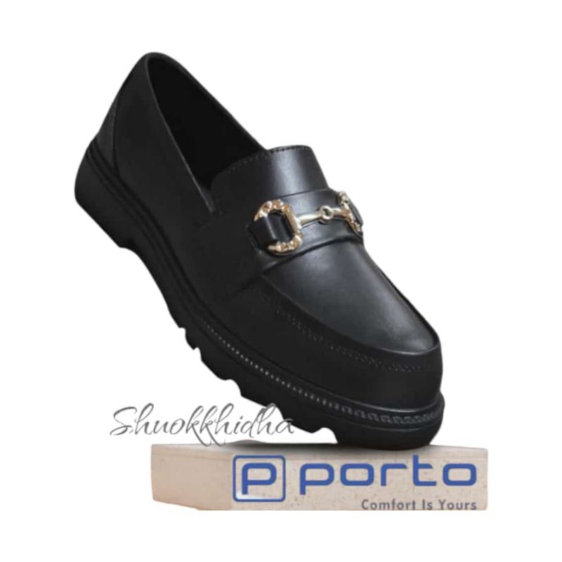 Jual Sepatu Docmart Loafers PORTO LADY LOF jelly wanita versi Korean ...