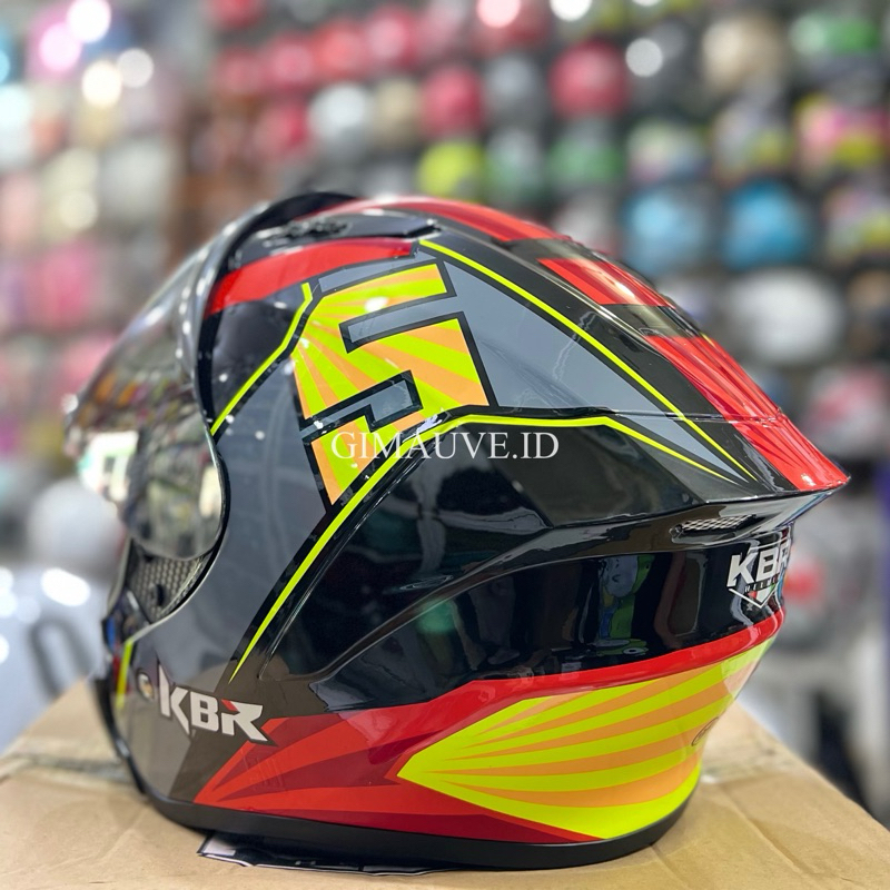 Jual HELM HALF FACE KBR THERMATHRON THANOS ORIGINAL 100% FLAT IRRIDIUM ...