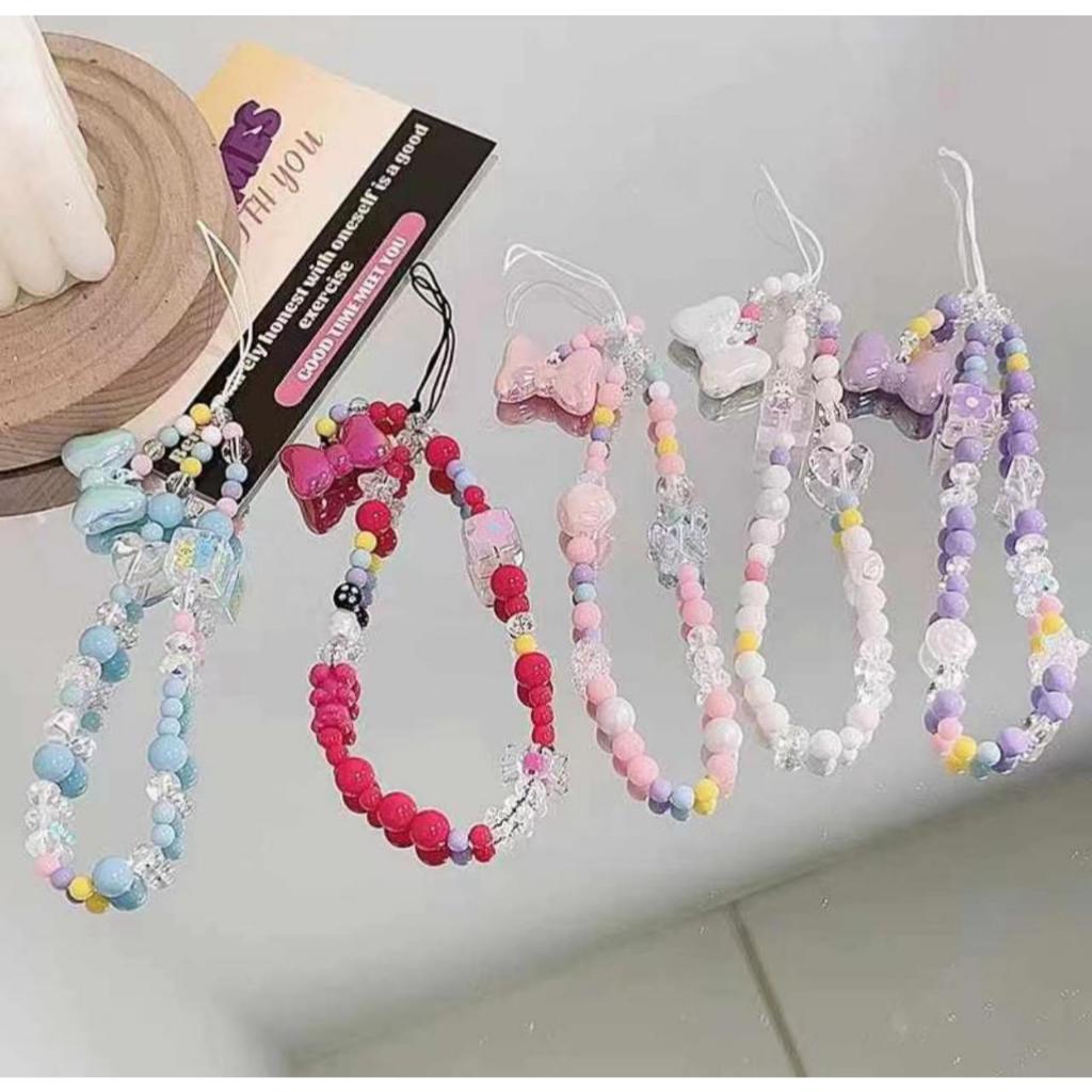 Jual Phone Straps Gantungan HP manik Blink Blink Korean Daisy ...