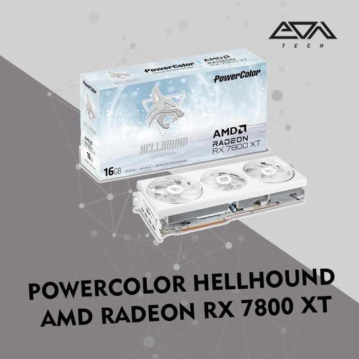 Jual VGA Powercolor Radeon RX 7800 XT | 7800XT 16GB OC Hellhound White ...