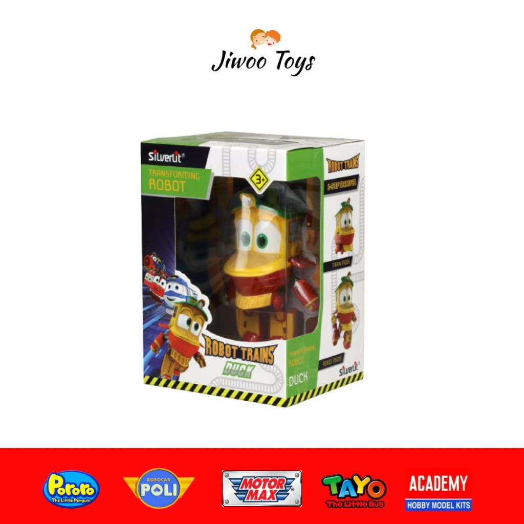 Jual Silverlit Robot Trains Transforming Robot Duck 80166/Mainan Robot ...