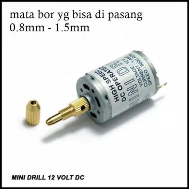 Jual Mini Drill Bor PCB Mini Drill DC 12V Dinamo Mini Drill | Shopee ...