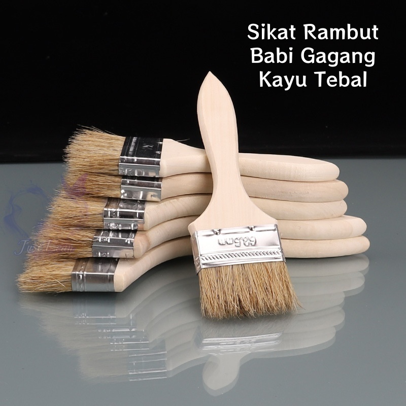 Jual Gagang Plastik Kayu Kuas Cat Imitasi Kuas Bulu Babi Kuas Seni Kuas ...
