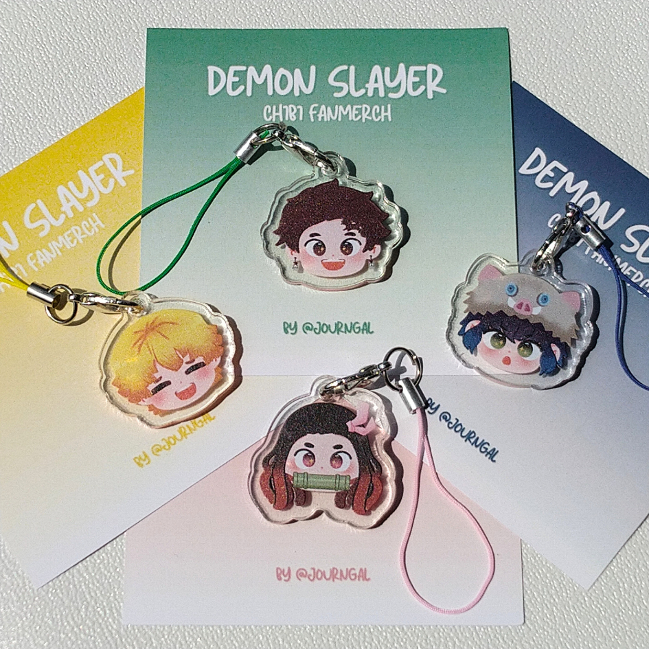Jual [ready stock] demon slayer kimetsu no yaiba kny phonestrap ...