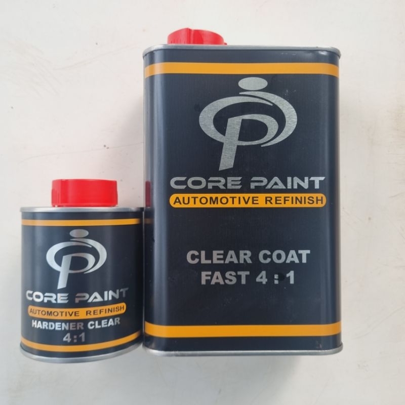 Jual CLEAR / PERNISH /PERNIS CORE PAINT 1Liter 4:1 FAST CLEAR | Shopee ...