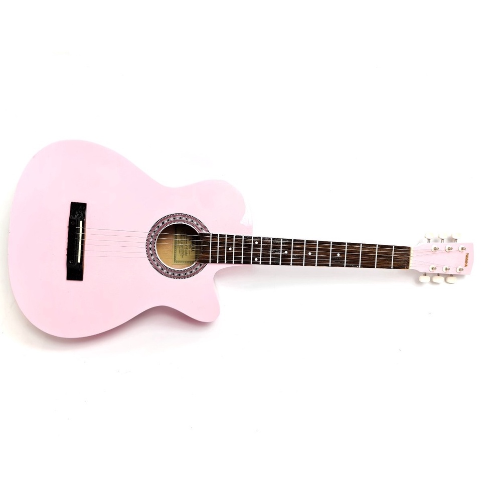 Jual KODE J78V Gitar Akustik Merk Yamaha Warna Pink Moldel Coak Senar ...