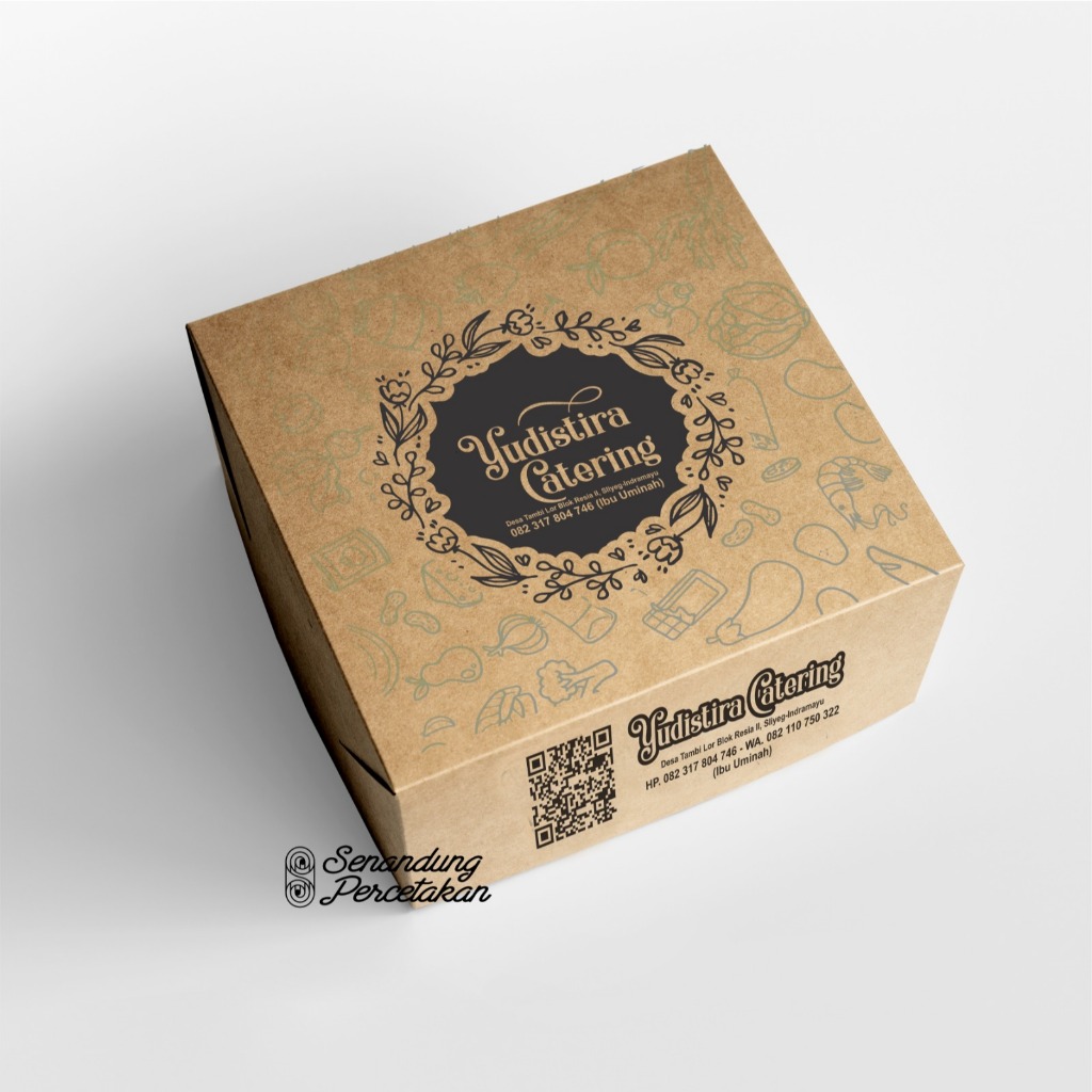 Jual Box Makanan Dus Makanan Catering custom teBal | Shopee Indonesia