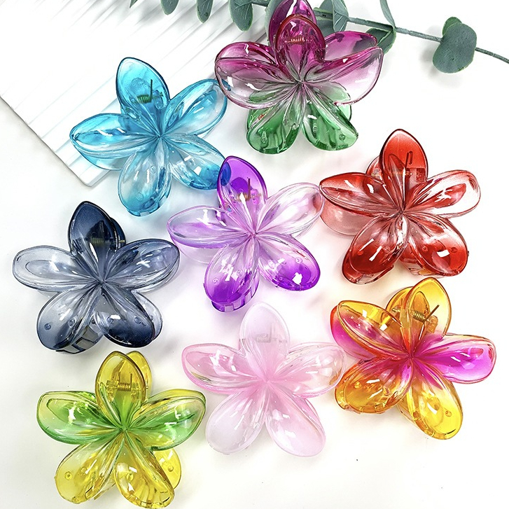 Jual Jepitan Rambut Cantik Model Bunga Kamboja Bali Flower Hair Clip ...