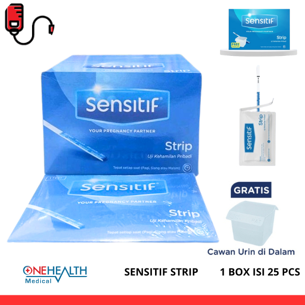 Jual Sensitif Strip Tespek Kehamilan 1 Box isi 25 Pcs Test pack Hamil ...