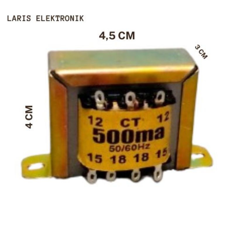 Jual Trafo / Travo 500 MA CT 18V | Shopee Indonesia
