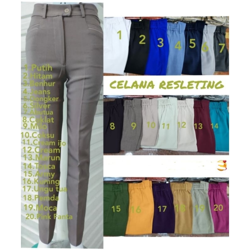 Jual Celana Kantor bahan Premium ( Xs,S,M,L,XL,3L,4L,5L,6L) | Shopee Indonesia