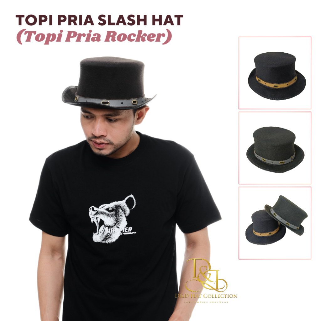Jual Topi Slash Topi Sulap Rocker Slash Hat | Shopee Indonesia