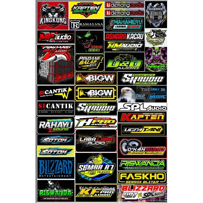 Jual STIKER SOUND | STIKER AUDIO | STIKER SOUNDSYSTEM | STIKER CROMO ...