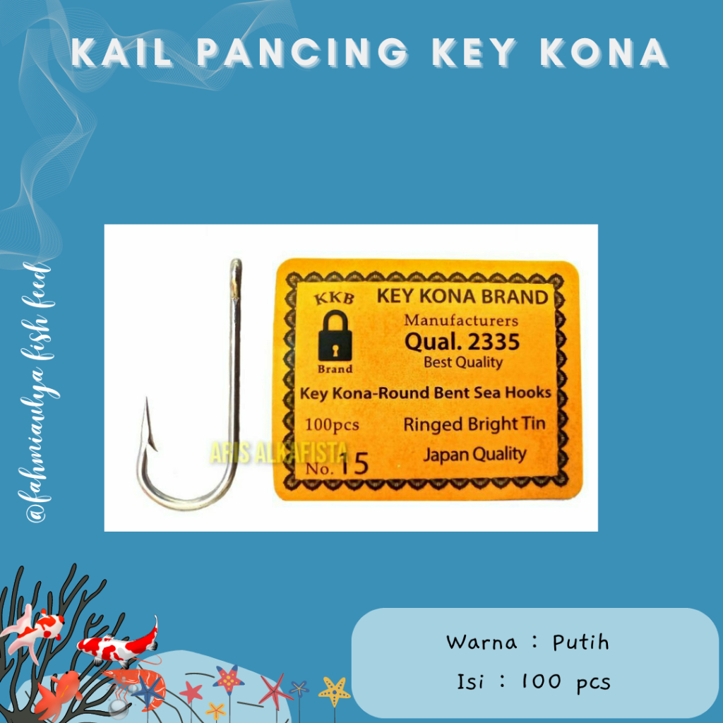Jual Kail Pancing KEY KONA 100 Pcs Leher Panjang | Shopee Indonesia