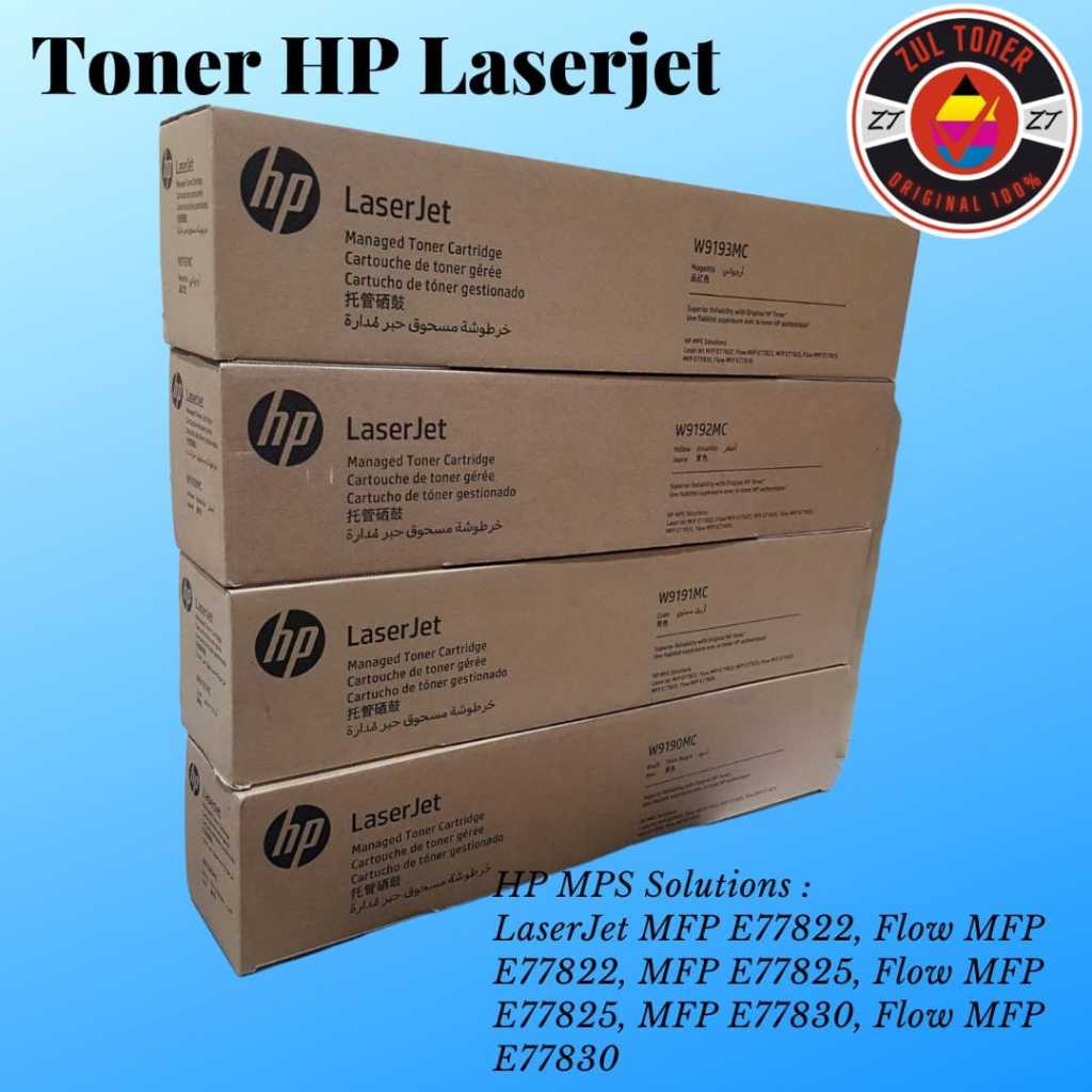 Jual Toner Catridge HP Laserjet W9190MC Black, W9191MC Cyan, W9192MC ...