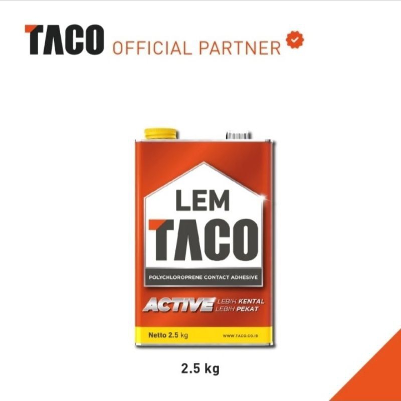 Jual LEM TACO 2.5KG - LEM HPL - LEM KUNING - LEM SERBAGUNA | Shopee ...