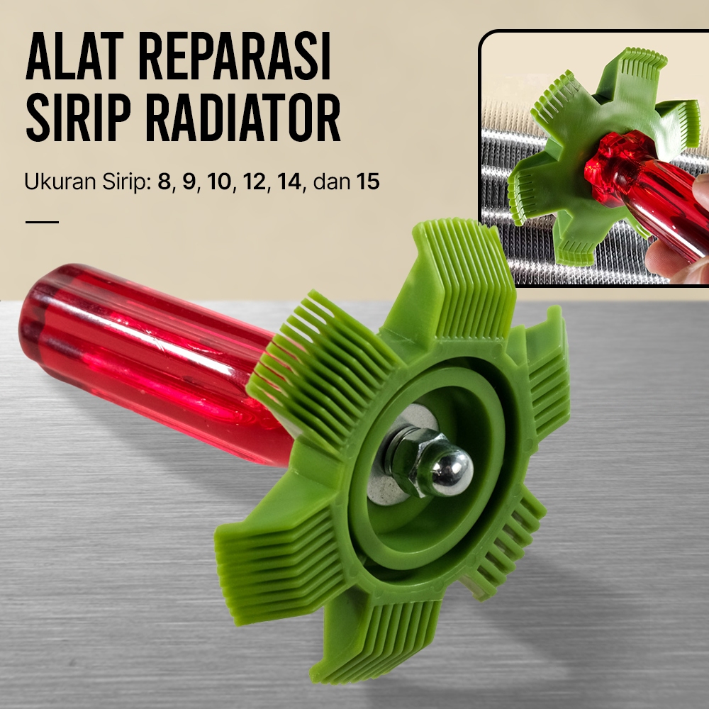 Jual Set Alat Sisir Reparasi Fin Sirip Radiator AC Evaporator Kondensor ...