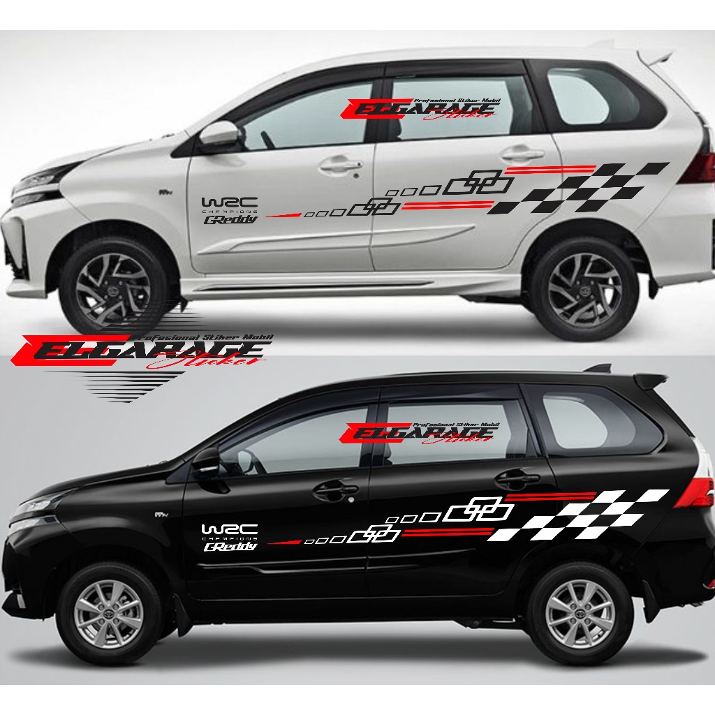 Jual Stiker sticker mobil toyota avanza cutting stiker list body ...