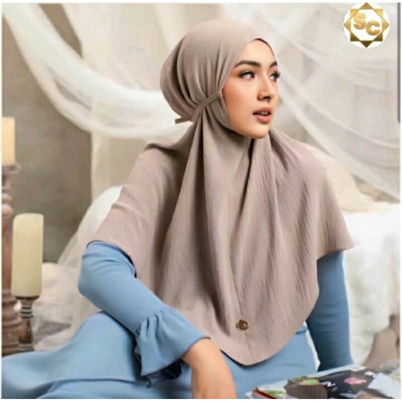 Jual BERGO CRINKLE AIRFLOW // HIJAB CRINKLE L // BERGO INSTANT TALI // JILBAB INSTANT CRINKLE ...