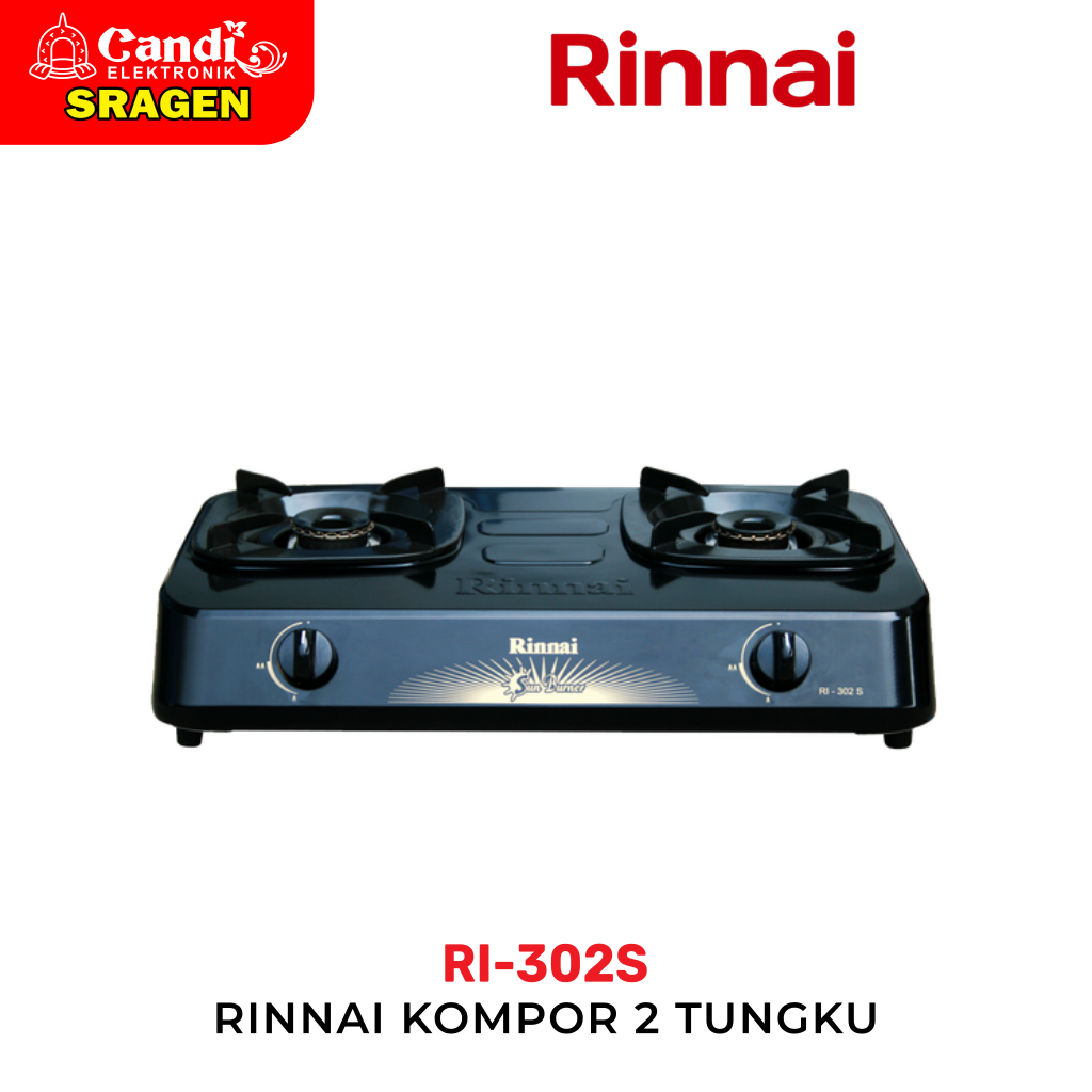 Jual RINNAI Kompor Gas 2 Tungku - RI-302S | Shopee Indonesia