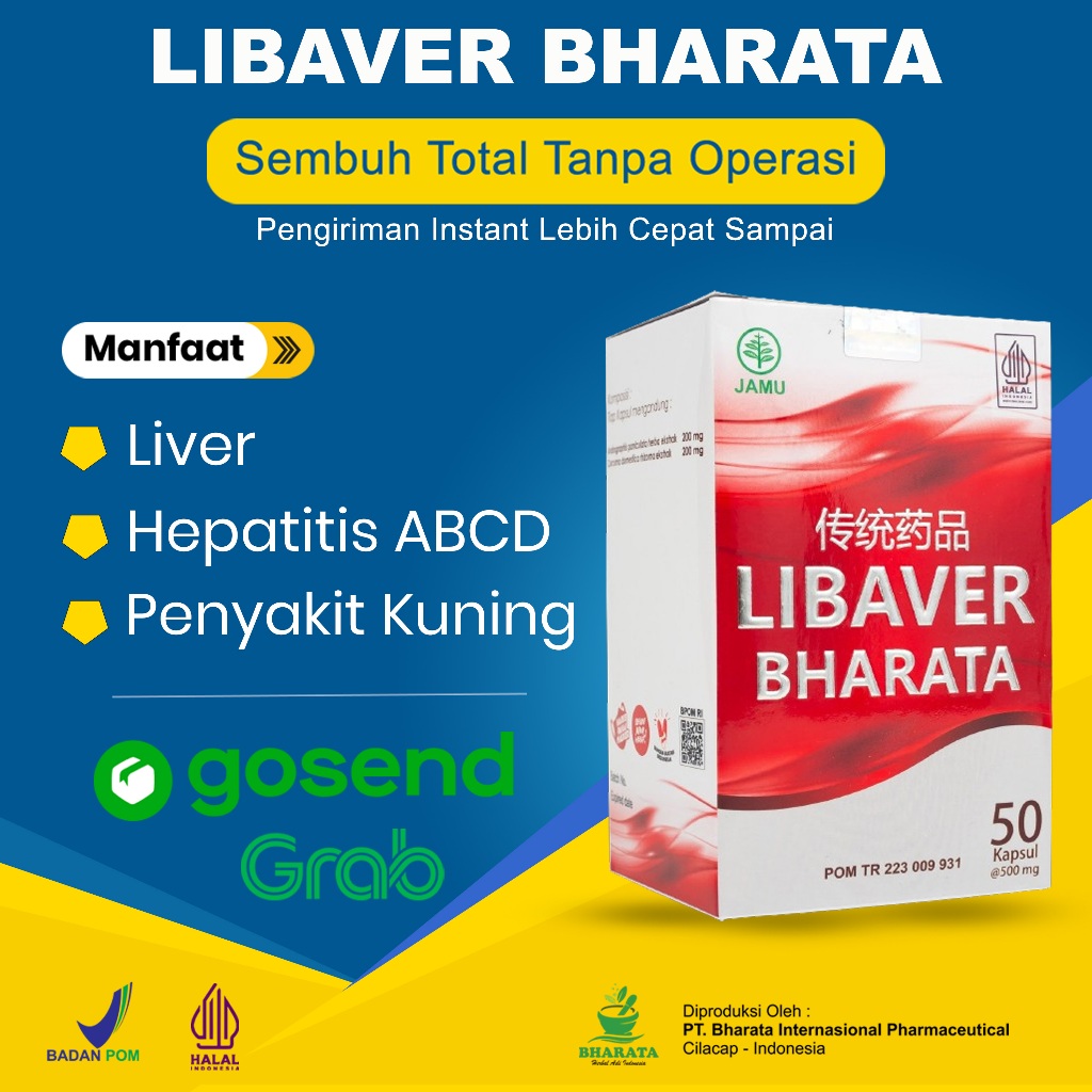 Jual Libaver Bharata Obat Liver Hepatitis A B C D E dan Penyakit Kuning ...