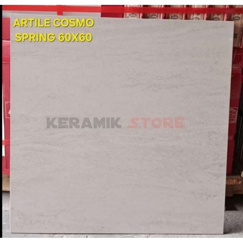 Jual granit artile 60x60 cream matt cosmo spring | Shopee Indonesia