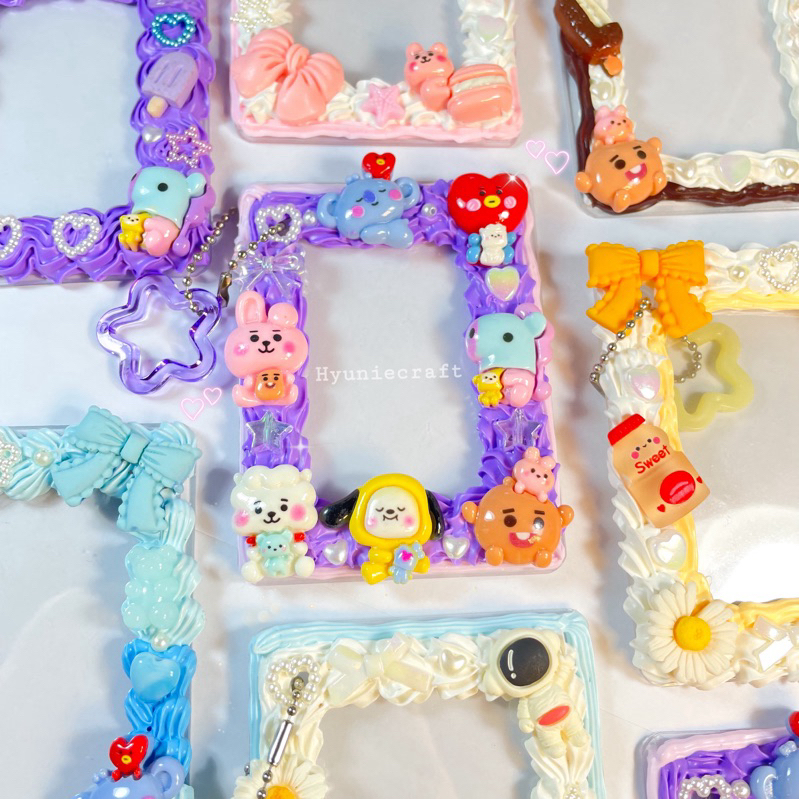 Jual {Ready Stock} Toploader Deco Cream BT21 BTS Kpop Photocard holder | Shopee Indonesia