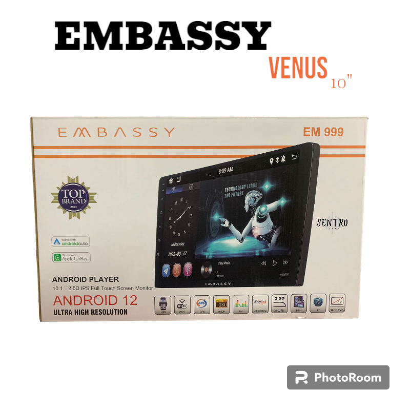Jual Head Unit Android Embassy Venus 9 Inch Dan 10 Inch Memory 2 32