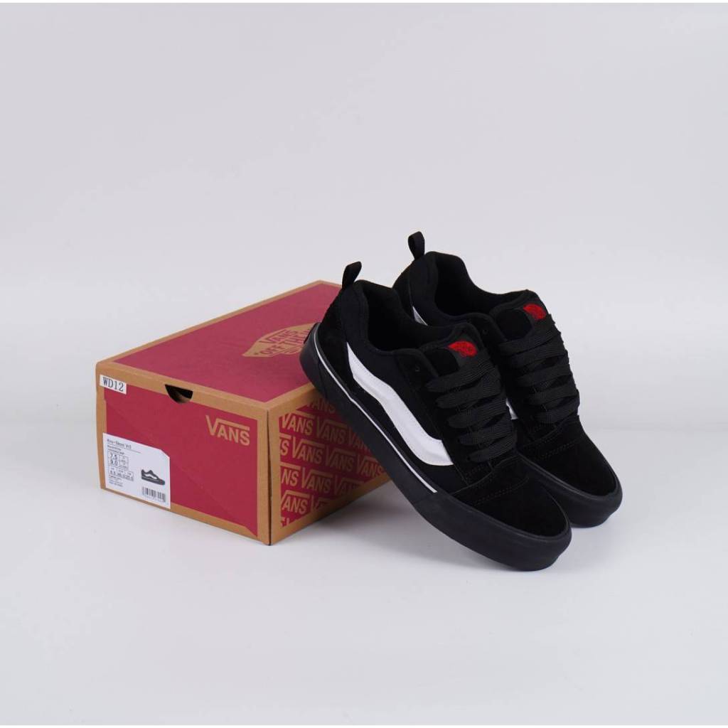 Jual Sepatu Vans Knu Skool Japan Black Original BNIB Full Tag Barcode ...