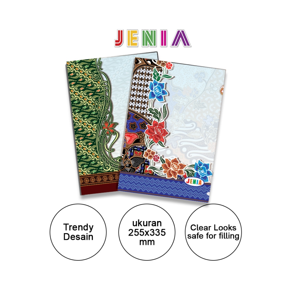 Jual Map L Map Folder Batik Jenia (6 pcs) | Shopee Indonesia