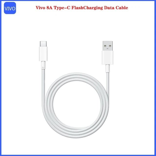 Jual Kabel Data VIVO 80W 66W 8A Max Original Flash Charger Type C Z9 ...